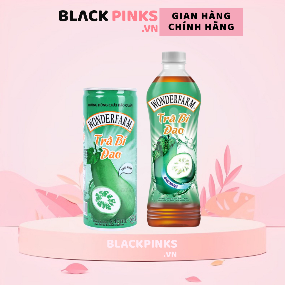 Thùng 24 lon/chai trà bí đao Wonderfarm lon 240/310ml - chai 280ml ...