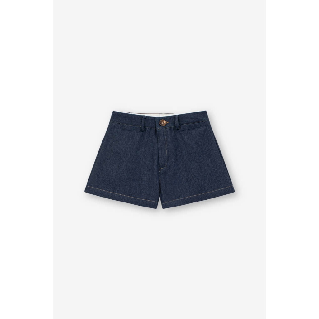 Quần short jeans Wewe nữ form ngắn năng động, vải denim nhẹ mát mẻ dễ ...