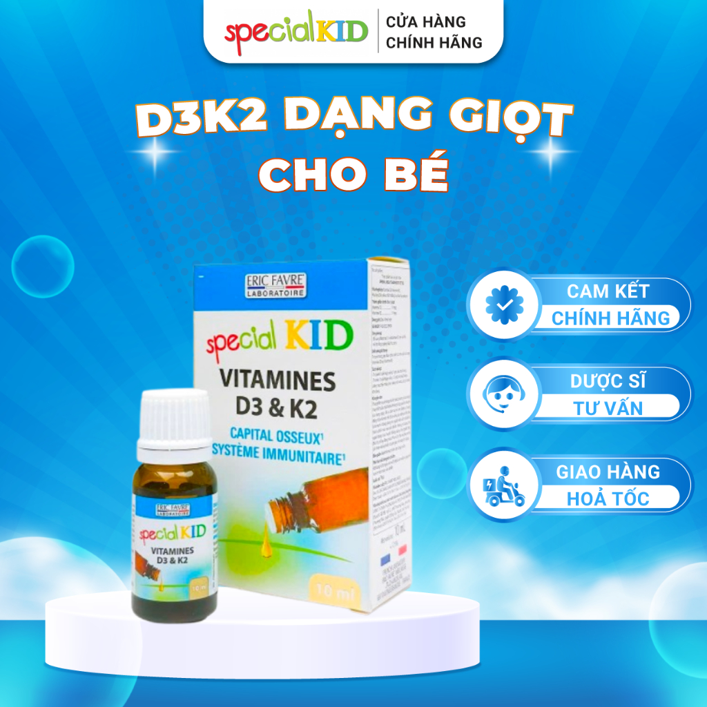 Vitamin D3K2 Cho Bé Special Kid Vitamines D3 K2 Bổ Sung Vitamin D3 ...