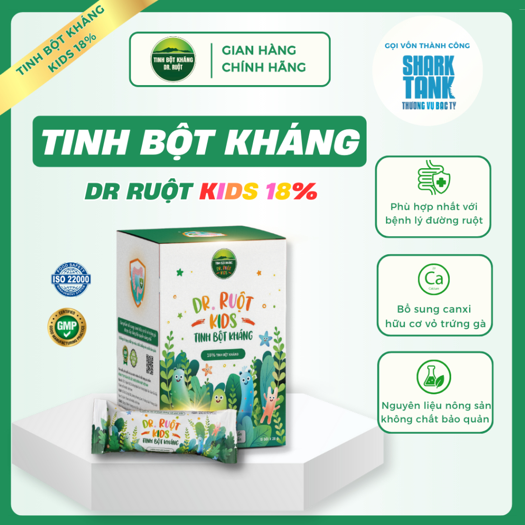 Tinh Bột Kháng Dr Ruột Kids 18% Cải Thiện Táo Bón, Tiêu Chảy, Rối Loạn ...