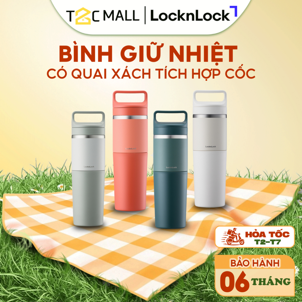 Bình Giữ Nhiệt LocknLock Slo 2in1 With Tumbler Có Tích Hợp Cốc Chính ...
