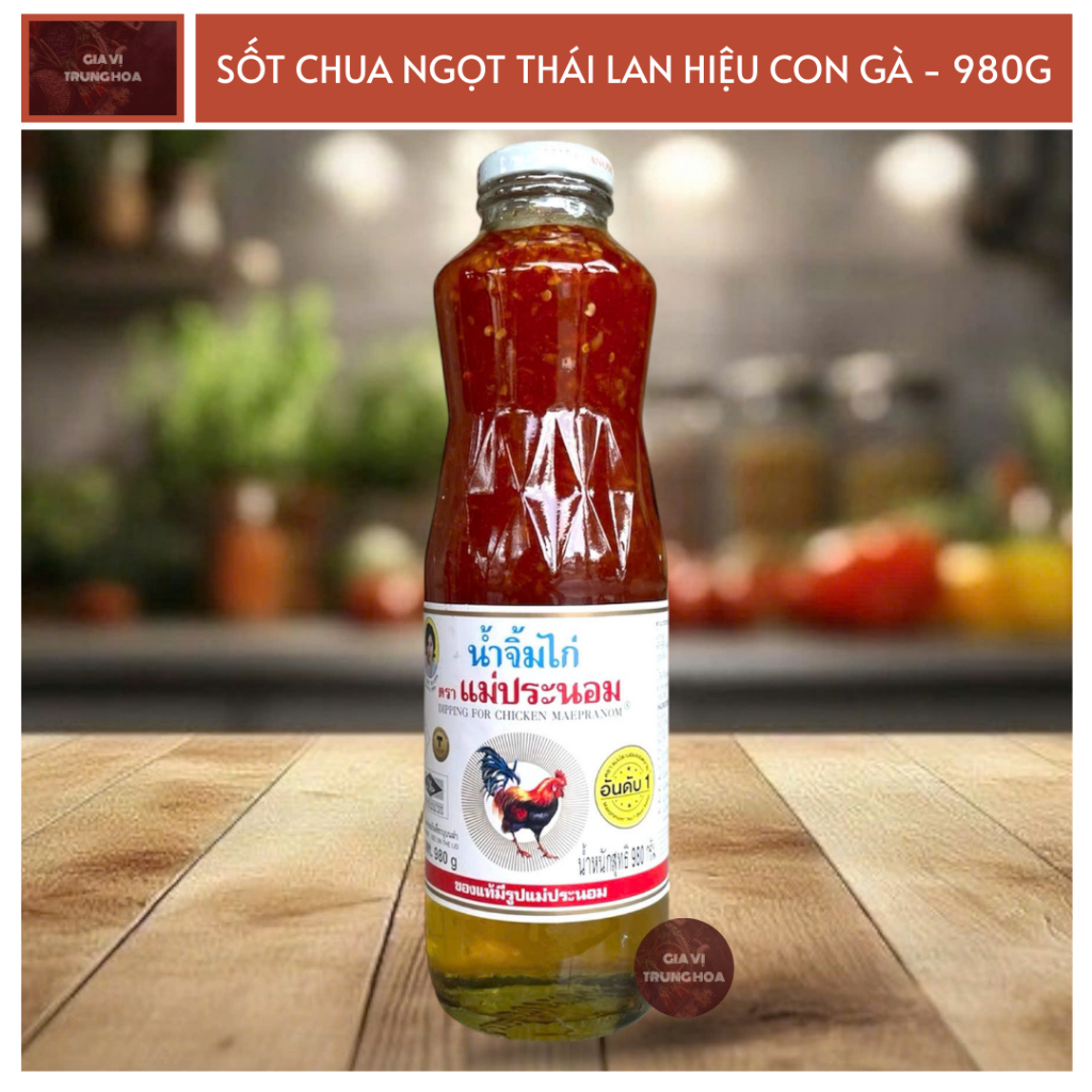 Chai 980ml - Sốt Chua Ngọt Thái Lan hiệu Con Gà | Shopee Việt Nam