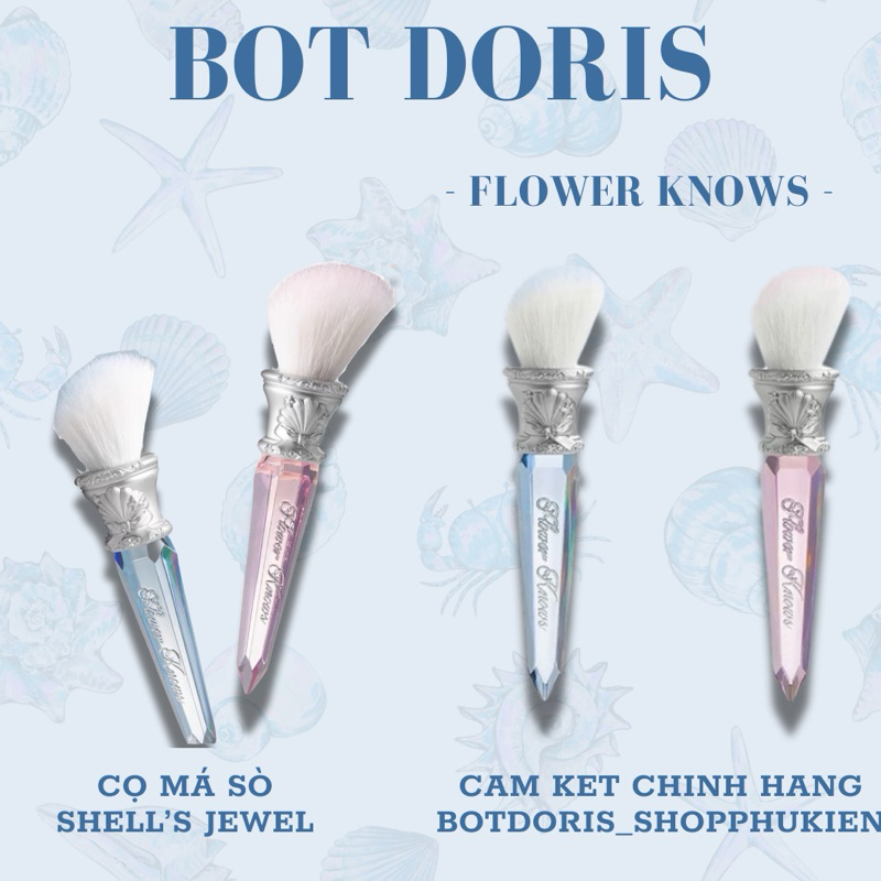 (Sẵn) Cọ phấn má Flower Knows Shell’s Jewel, cọ má Hoa Biết Sò, phụ ...