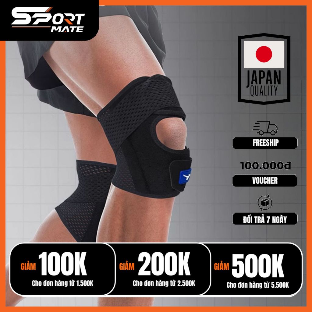 Đai Bảo Vệ Đầu Gối Mizuno, Bảo Vệ Khớp Giúp Giảm Căng Cơ & Hạn Chế Chấn Thương - ZenK Sportmate ...