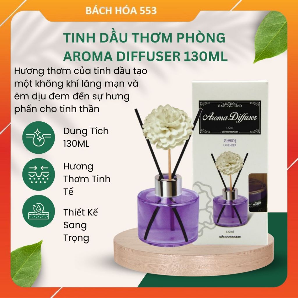 Tinh Dầu Thơm Phòng Aroma Diffuser 130ML | Shopee Việt Nam