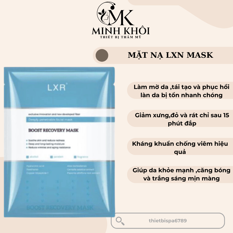 Mặt Nạ LXR Boost Recovery Mask Làm Dịu Da Cấp Ẩm Phục Hồi | Shopee Việt Nam