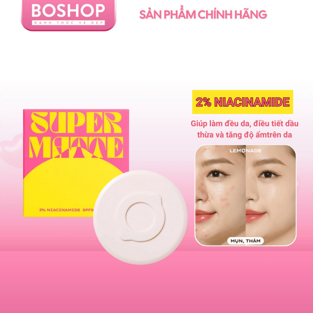 Cushion LEMONADE Suppermatte Siêu Kiềm Dầu 15g | Shopee Việt Nam