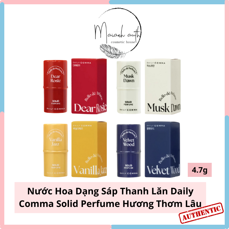 Nước Hoa Dạng Sáp Thanh Lăn Daily Comma Solid Perfume Hương Thơm Lâu ...