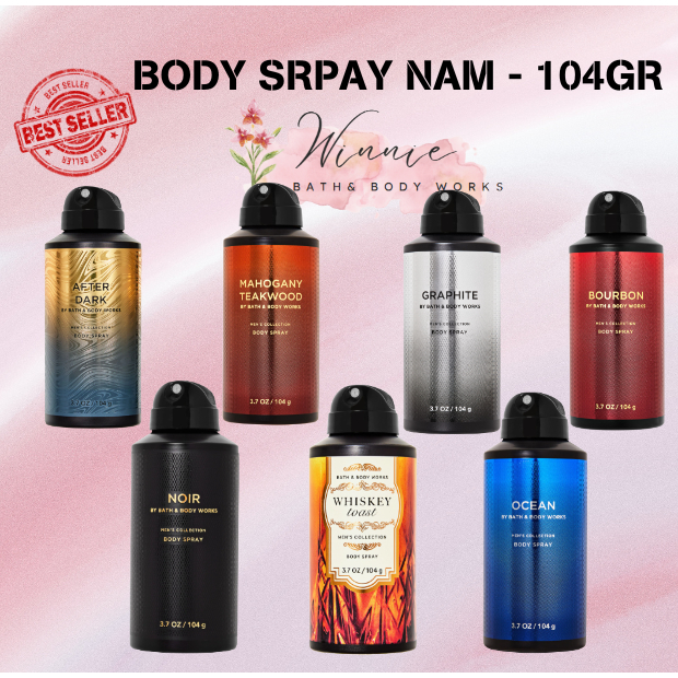 [ Auth - Đủ bill ] Body Spray - Xịt Thơm Toàn Thân Nam Bath and Body ...