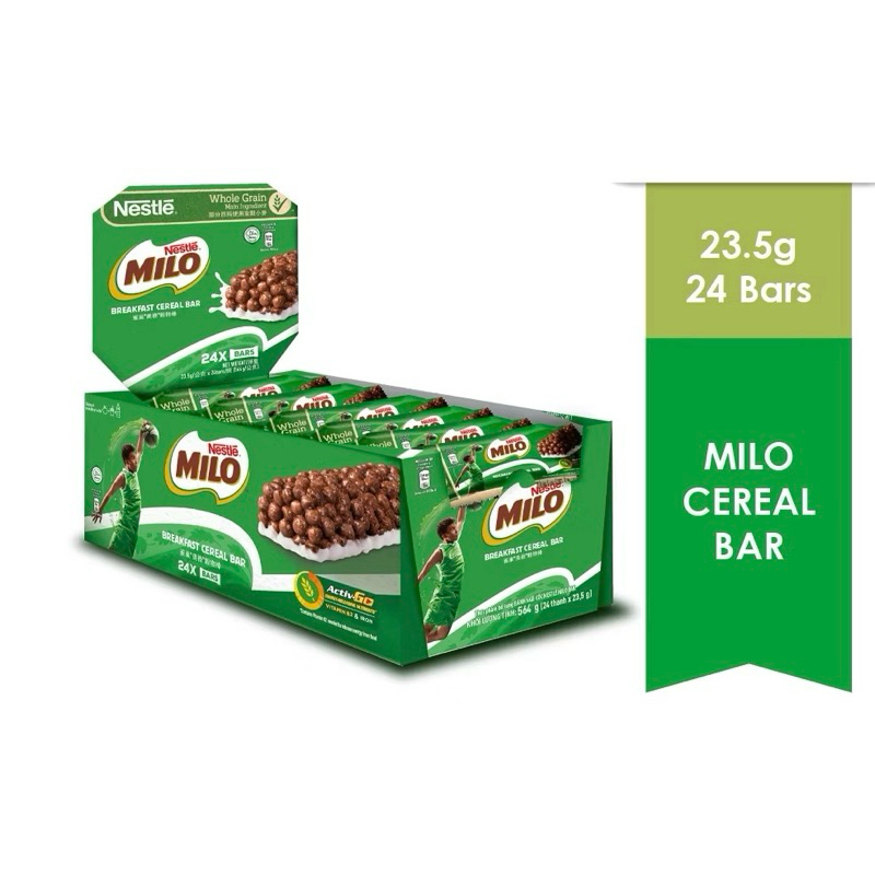 Thanh Ngũ Cốc Ăn Sáng Nestle Milo Thanh 23.5G | Shopee Việt Nam