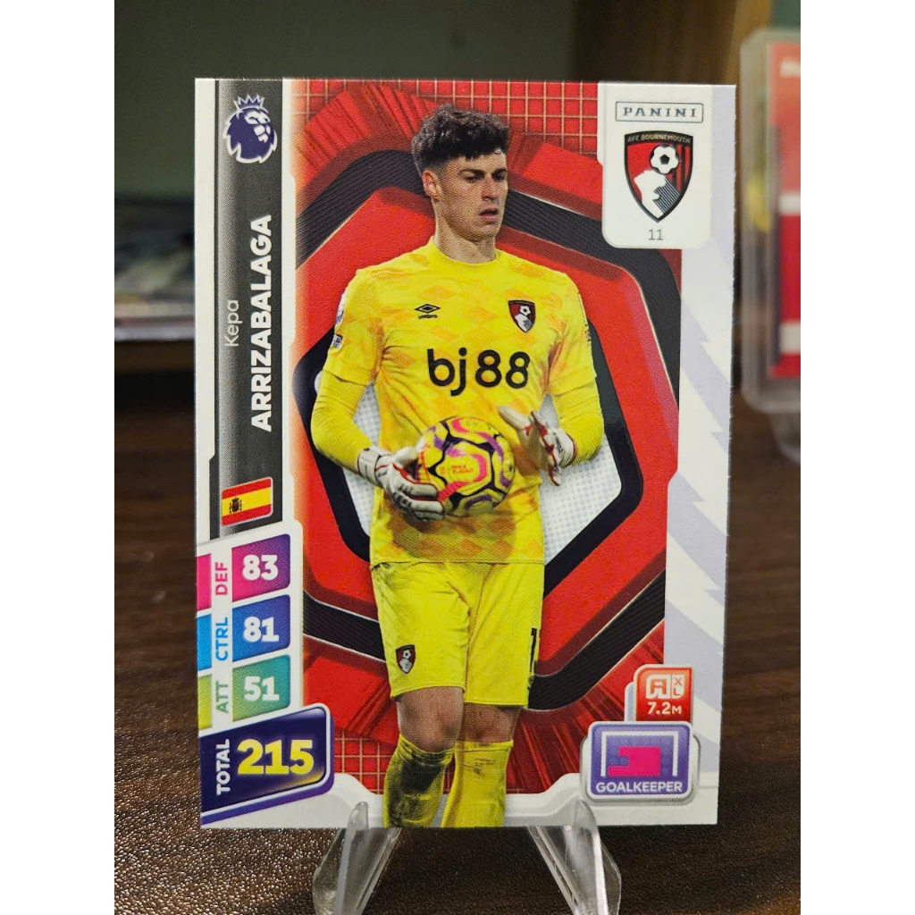 Thẻ Kepa Arrizabalaga Panini Premier League Plus 2024/2025 (Bournemouth ...