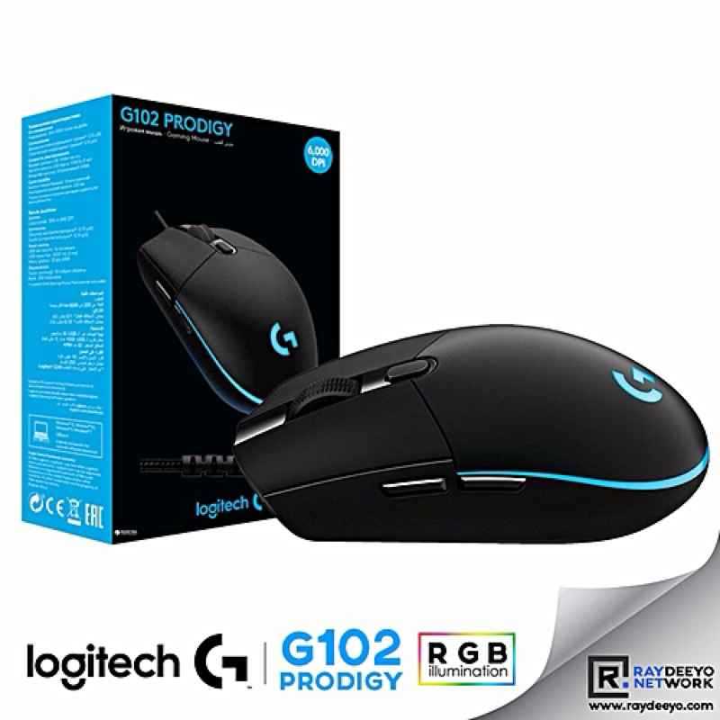 Chuột Logitech G102 Gen II Lightsync | Đen, RGB, 8000 DPI | Shopee Việt Nam