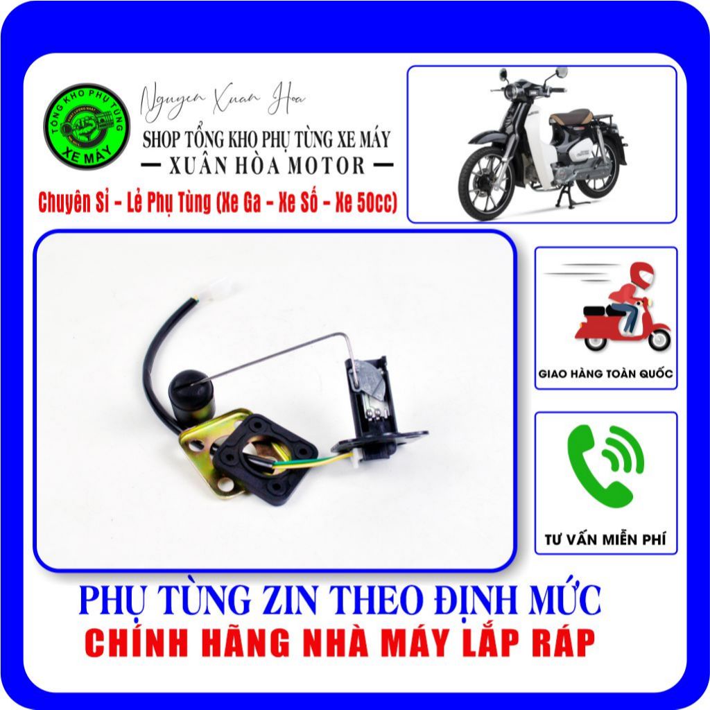 Phao báo xăng Cub 83 Detech/ Cub Espero Classic VVIP/ Phao xăng 50C2W ...