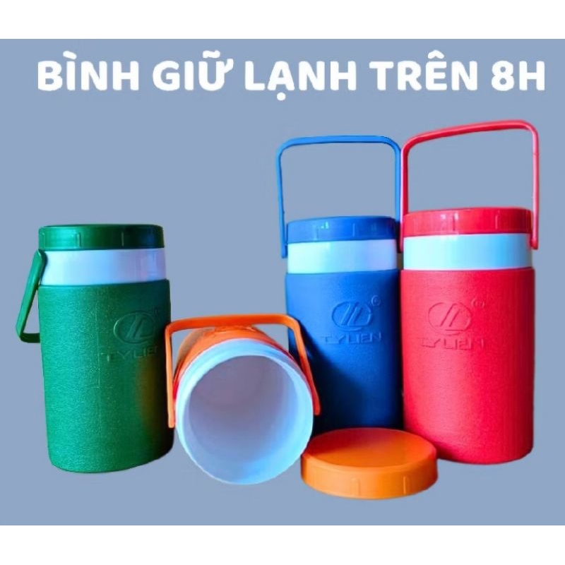 Bình Giữ Lạnh Quai Xách 1L, 1.5L, 2L-3L Tý Liên, Giữ Lạnh Trên 8 Giờ ...