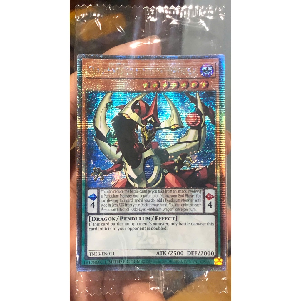 [KW2 Yugioh] [EN-UK] [Nice Art] Thẻ bài Odd-Eyes Pendulum Dragon - TN23-EN011 - Quarter Century ...