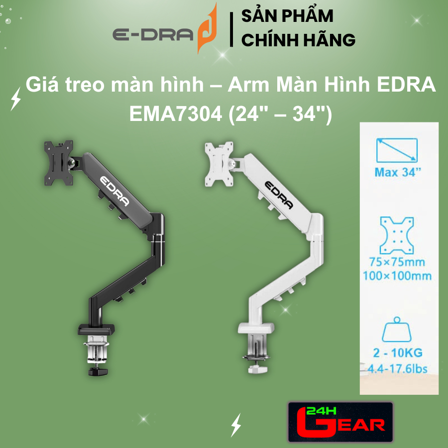Arm Màn Hình EDRA EMA7304 - Giá treo màn hình (13" – 34") Chính Hãng ...