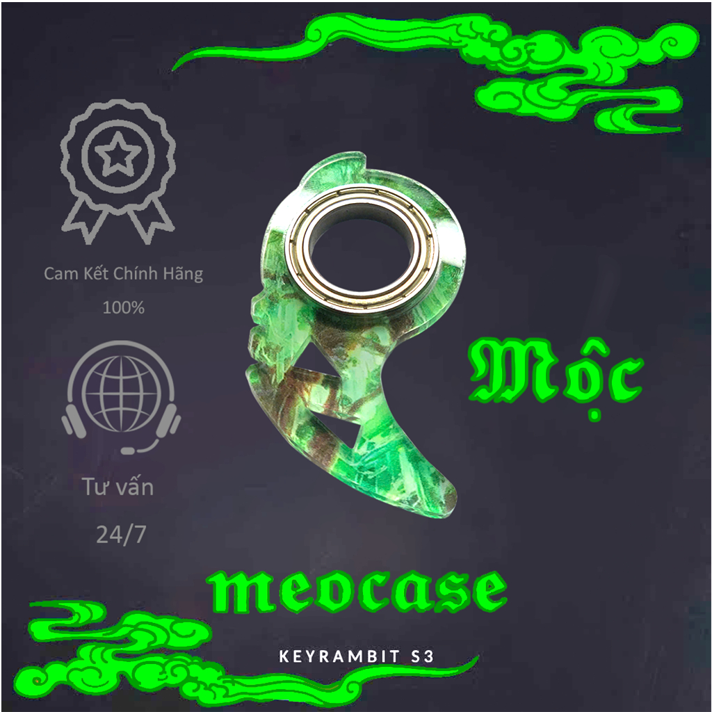 KEYRAMBIT - MÓC KHÓA XOAY - KARAMBIT - MỆNH - VÒNG BI THÉP NHẬT SIÊU ...
