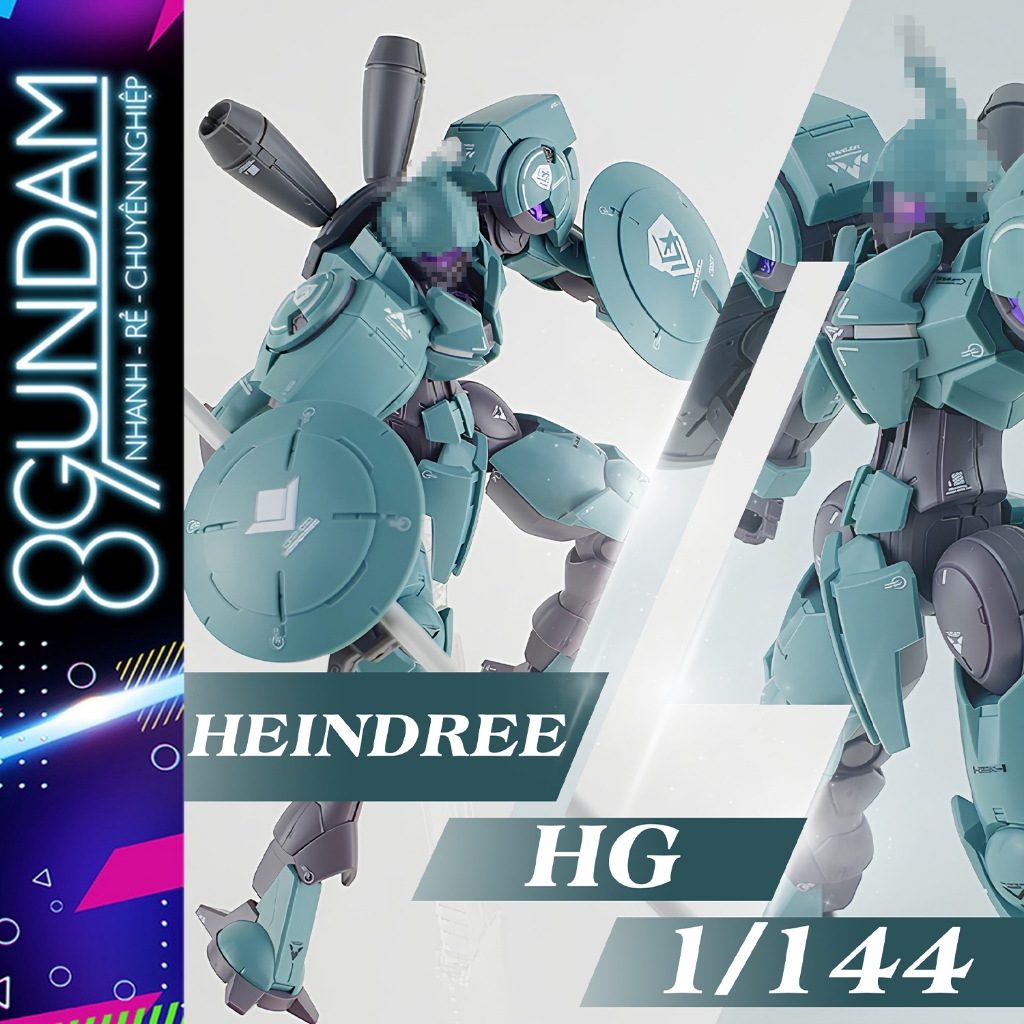 [CÓ SẴN] Mô Hình Lắp Ráp HG Heindree Fighter (tặng base + decal nước ...