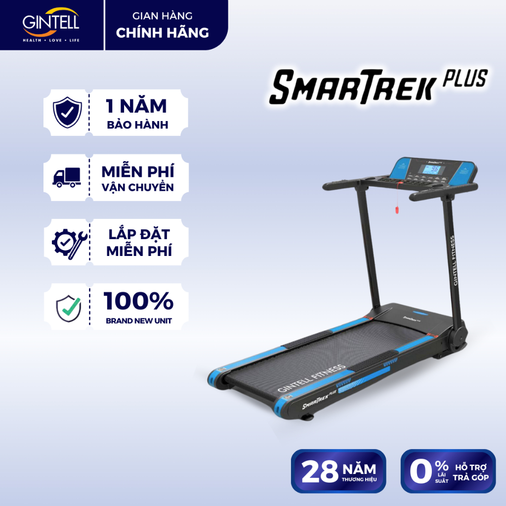 Máy Chạy Bộ Gia Đình GINTELL SmarTREK Plus | 12 Tháng Bảo Hành Chính Hãng | Shopee Việt Nam