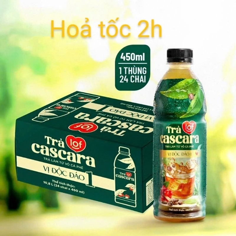 Thùng 24 chai Trà Lof Cascara 450ml | Shopee Việt Nam