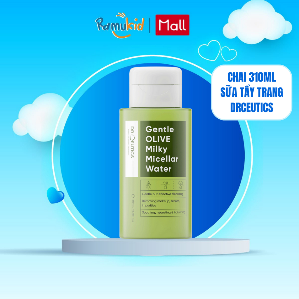 Nước Tẩy Trang Cho Da Nhạy Cảm Dạng Sữa Gentle OLIVE Milky Micellar Water Drceutics 310ml ...