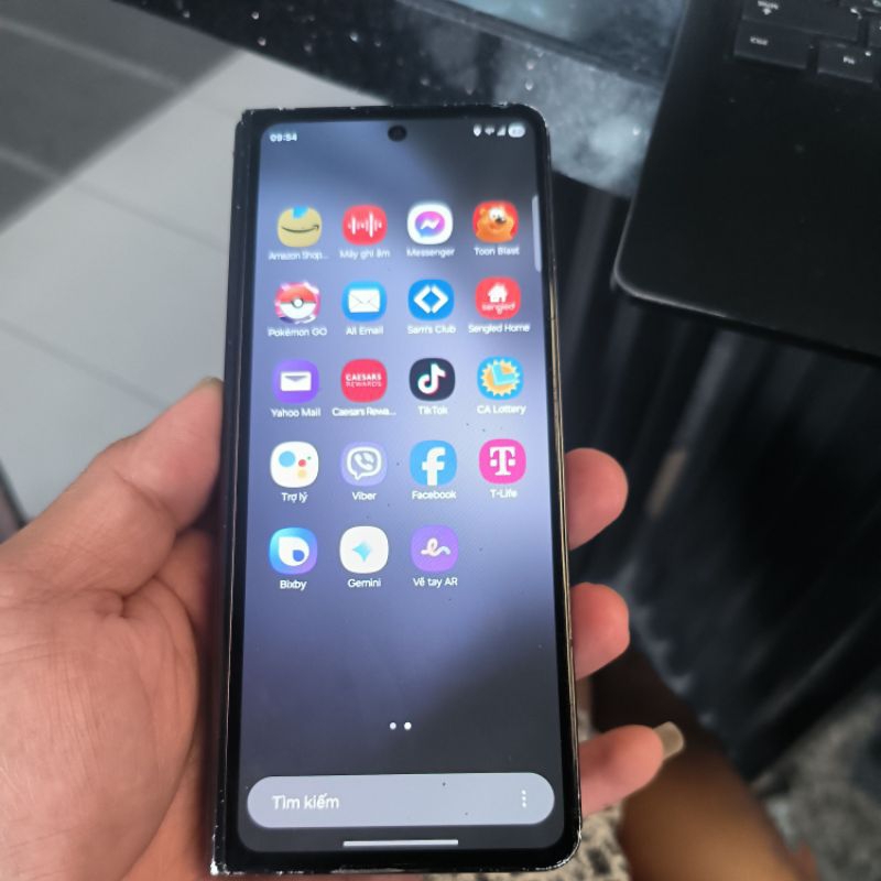 xác fold 5 12/256 hu màn trong.ngoài chày nhiều ko nhận sim dex ok ...
