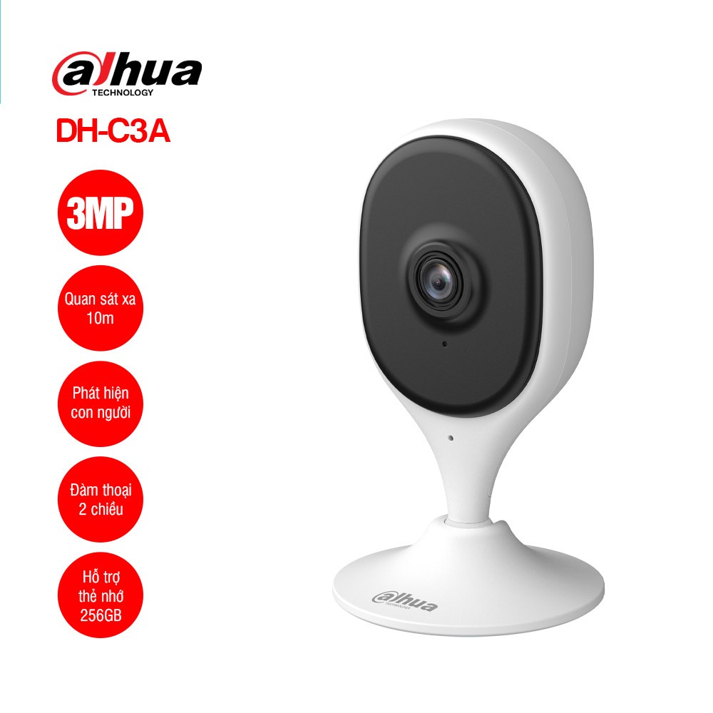Camera Wifi trong nhà DAHUA CUBE A1 3MP / 5MP đàm thoại 2 chiều , đế ...