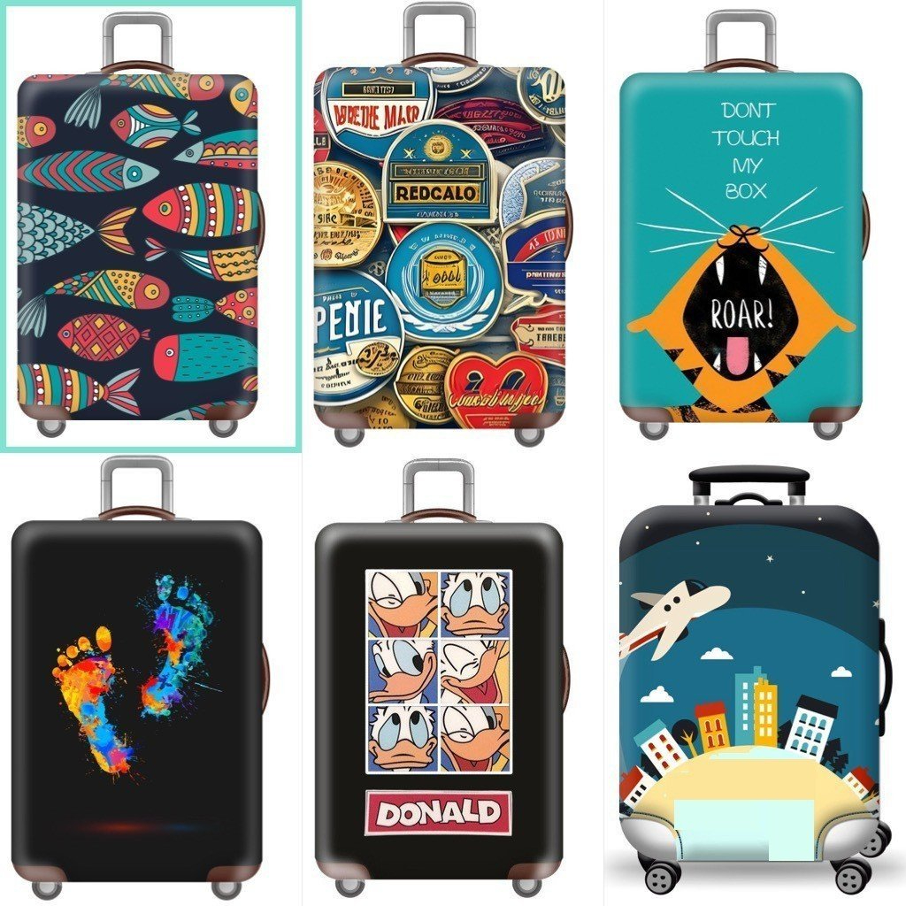 M49 - Túi bọc vali, áo bọc bảo vệ vali TRAVEL BOOK 02, vải thun lạnh ...