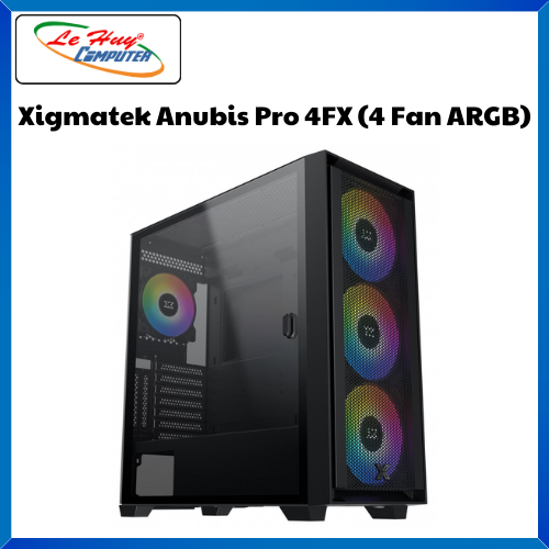 Vỏ Máy Tính XIGMATEK ANUBIS PRO 4FX (EN40771) KÈM 4 FAN ARGB - Hàng Chính Hãng | Shopee Việt Nam