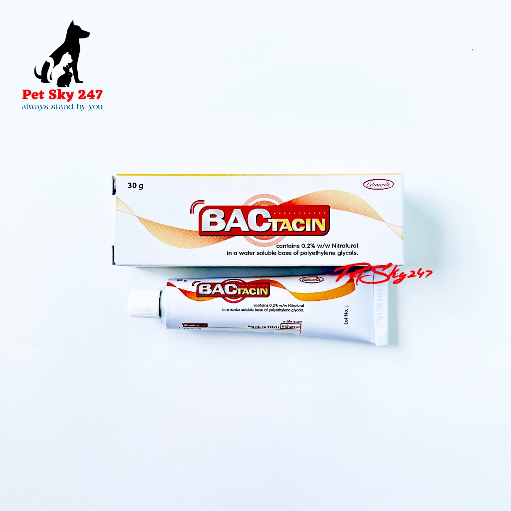 Bactacin Kem Bôi Ngoài Da Dùng Cho Thú Cưng 30g Thái Lan | Shopee Việt Nam