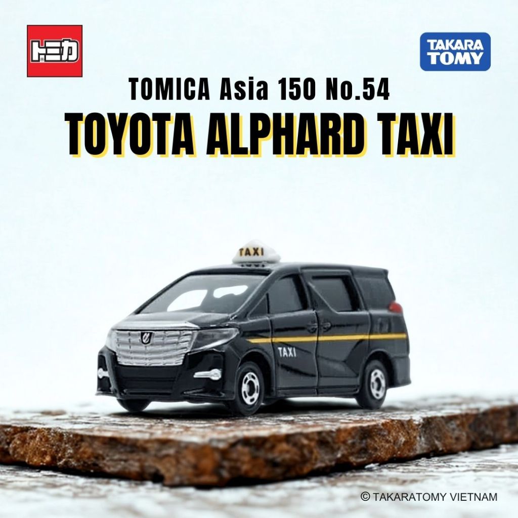 Xe mô hình Tomica ASIA150 No.54 Toyota Alphard Taxi Fullbox Chính hãng TakaraTomy | Shopee Việt Nam