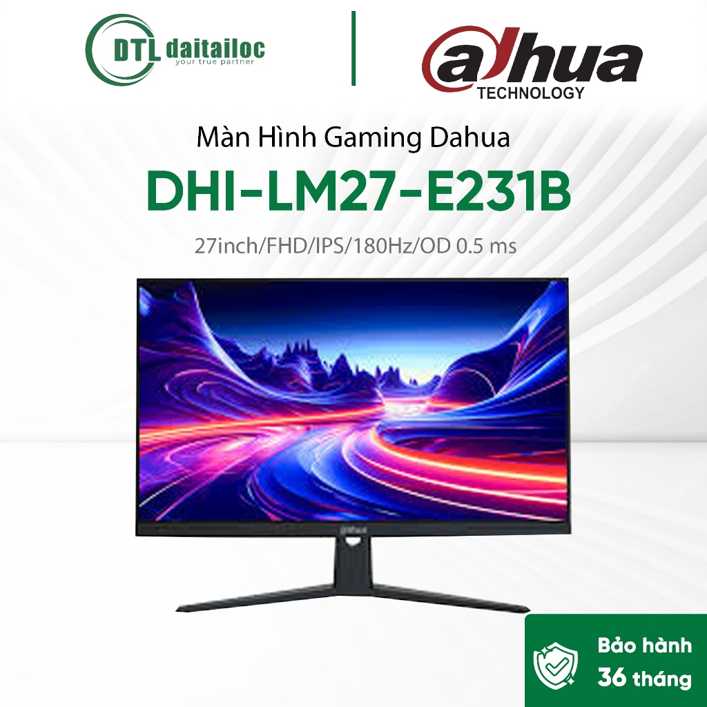 Màn hình Gaming Dahua DHI-LM27-E231B 27inch FHD IPS 180Hz OD 0.5ms | Chính hãng | Bảo hành 36 ...