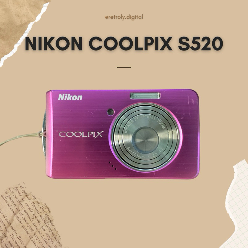 Máy ảnh Digital ComPact Nikon Coolpix S520 | Shopee Việt Nam