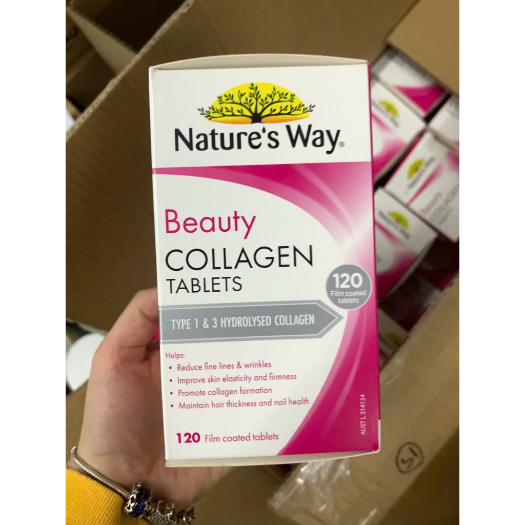 (Hộp 120 viên) COLLAGEN - Natures Way Beauty Collagen Booster ( colagen ...