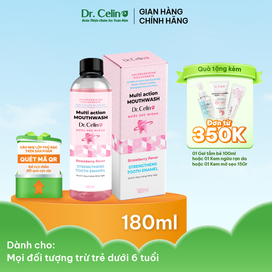 NƯỚC SÚC MIỆNG DR.CELINE MOUTH WASH 180ML | Shopee Việt Nam