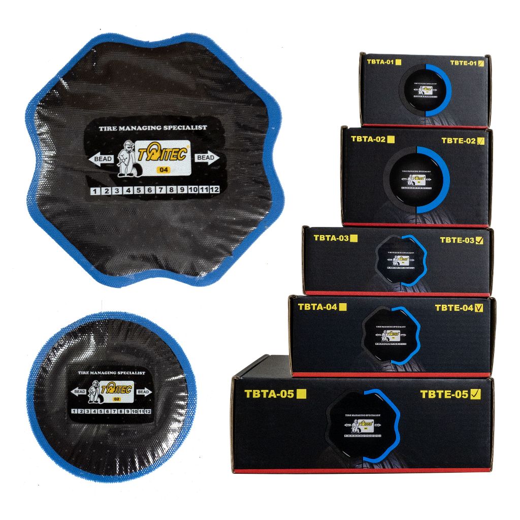 Miếng vá lốp vá vỏ mành chéo, bố chéo TAITEC tiêu chuẩn châu âu đường ...