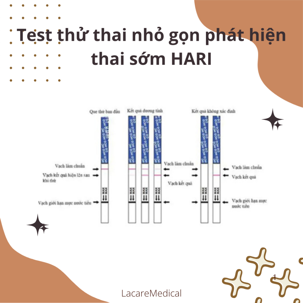 Test thử thai nhỏ gọn phát hiện thai sớm HARI | Shopee Việt Nam