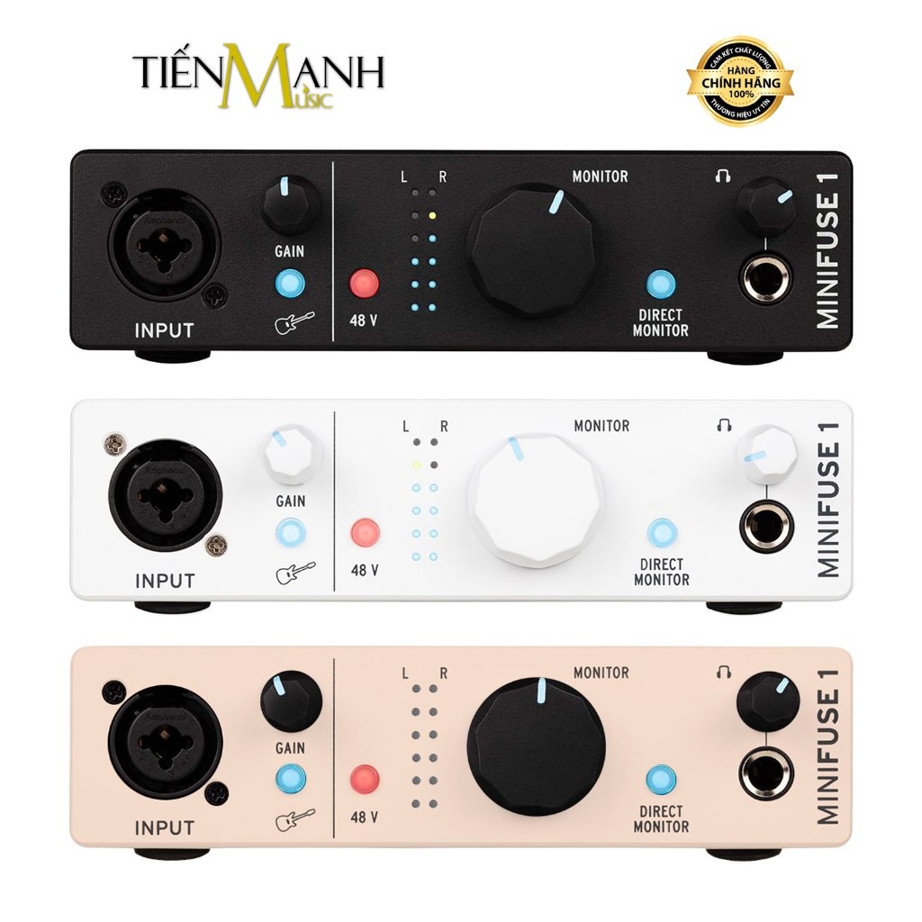 [Chính Hãng] Soundcard Arturia MiniFuse 1 - Sound Card Mini Fuse Bộ Thu ...