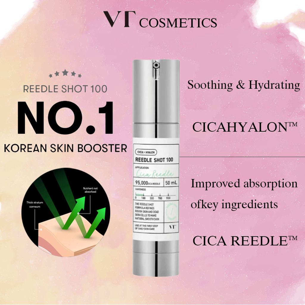 [VT] REEDLE SHOT Tinh Chất Vi Kim Tái Tạo, Căng Bóng Da 100 50mL Serum Tăng Cường Dưỡng Chất ...