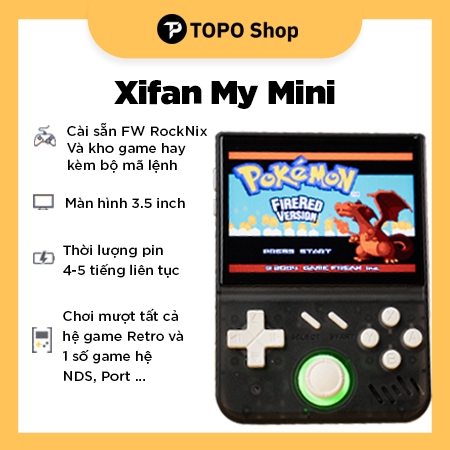 Máy chơi game My Mini- cài sẵn RockNix OS, kho game port và game hay ...