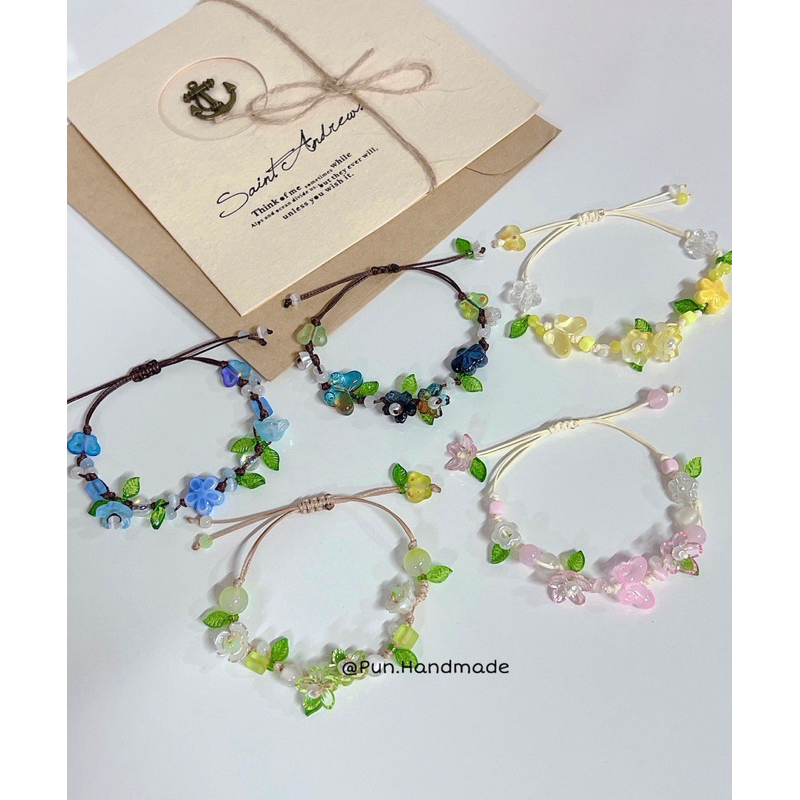Vòng tay vườn hoa ~ Handmade By Pun | Shopee Việt Nam