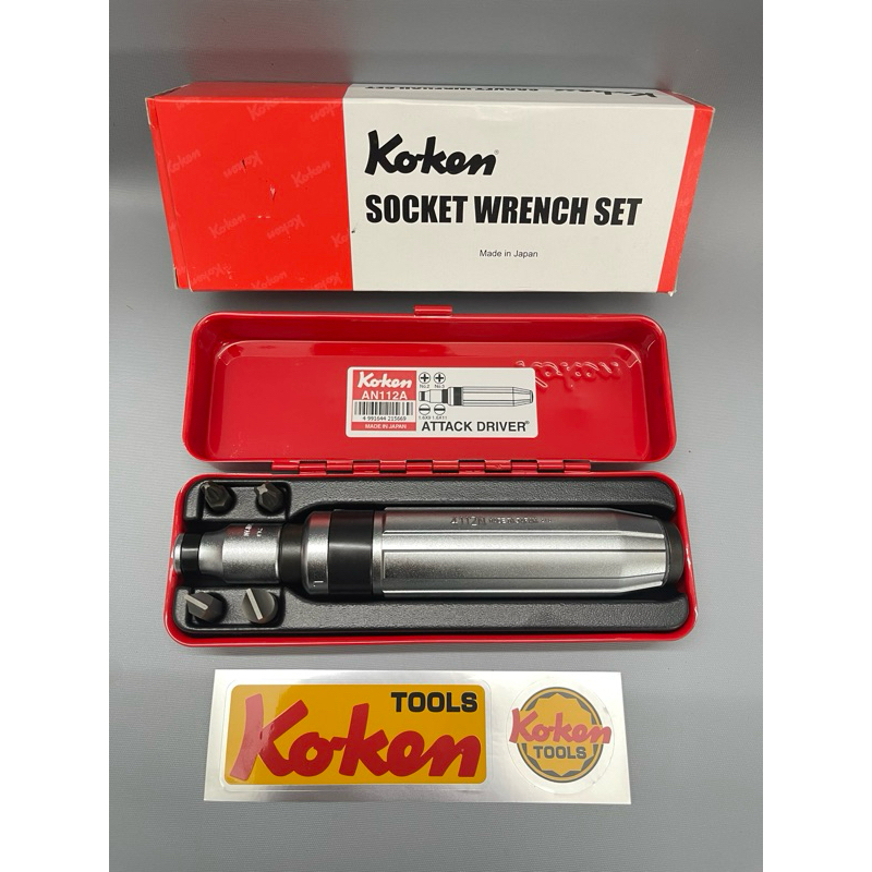 Bộ tô vít đóng Koken nhật AN112A gồm 4 mũi vít - Made in Japan | Shopee Việt Nam