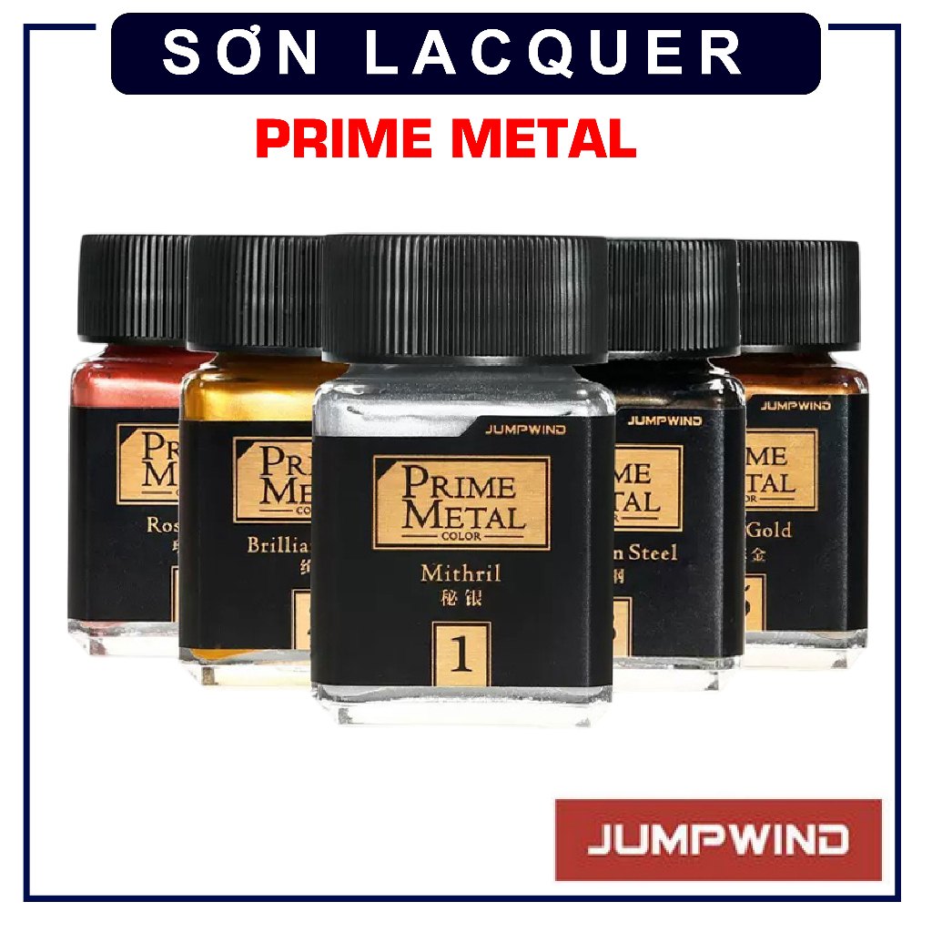 Lacquer sơn kim loại Jumpwind chuyên cho mô hình dòng PM - Prime Metal ...