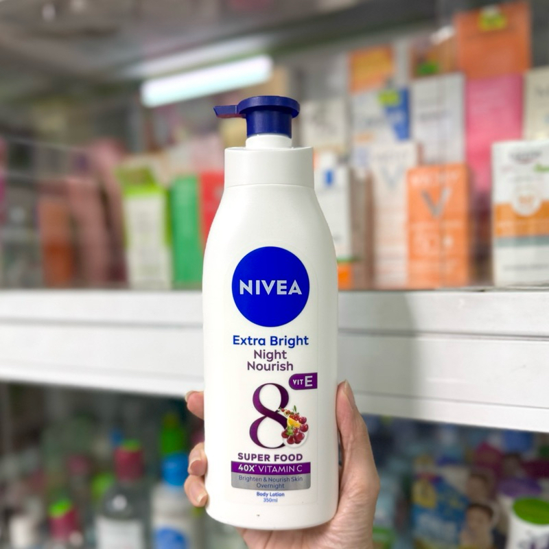[VN] Sữa Dưỡng Thể Nivea Tím Ban Đêm Extra Bright Super Food Trắng Mịn ...