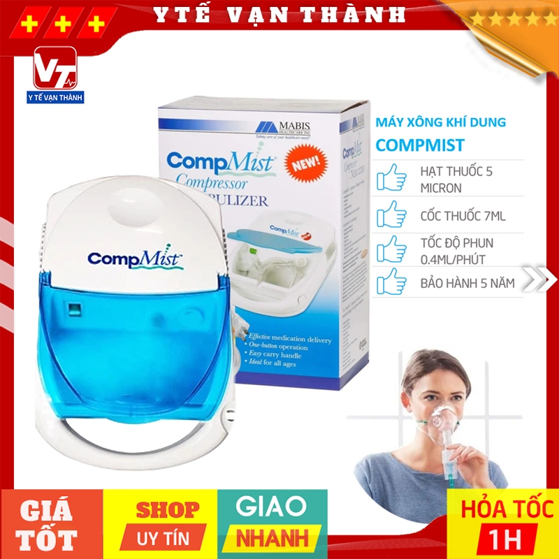 Máy Xông Khí Dung Mũi Họng COMPMIST | (Commist Comist) Bảo Hành 5 Năm ...