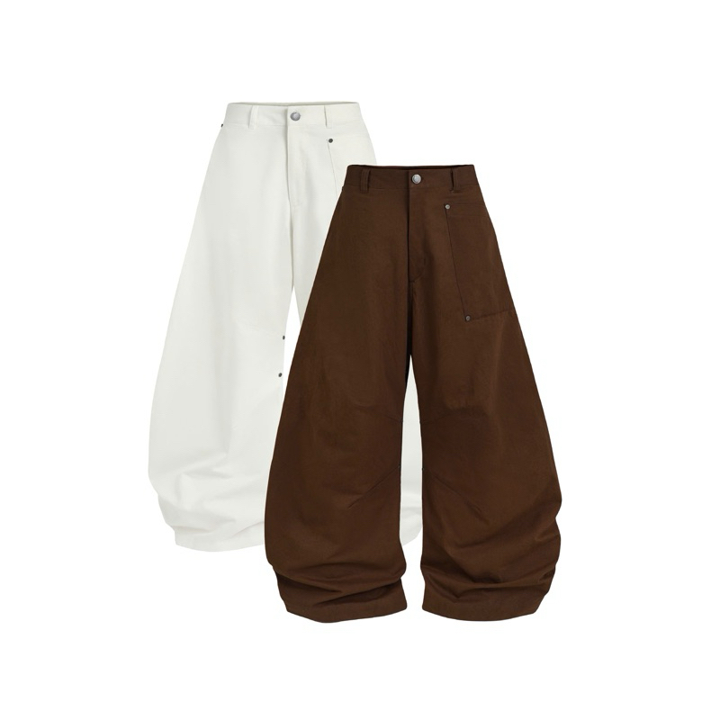 MAHU - QUẦN DÀI ỐNG RỘNG DÁNG CONG UNISEX | Shopee Việt Nam