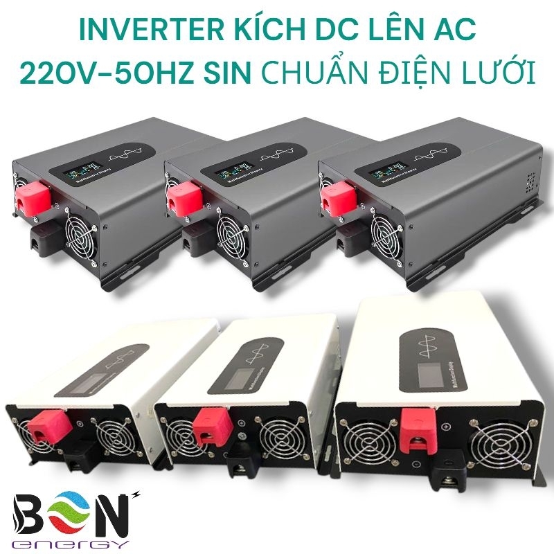 BỘ CHUYỂN ĐỔI SIN CHUẨN INVERTER DC 12V 24V 48V 60V 72V LÊN AC 220V ...