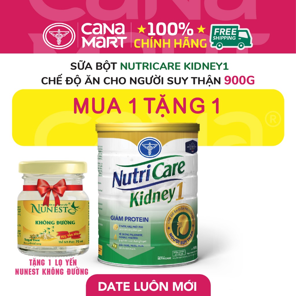 Sữa bột Nutricare Kidney dinh dưỡng cho người suy thận, tiền chạy thận nhân tạo | Shopee Việt Nam