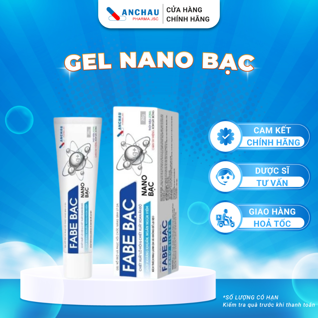 Kem Nano Bạc Fabe Bạc ANCHAU PHARMA.JSC Dược Phẩm An Châu Giúp Làm Sạch ...