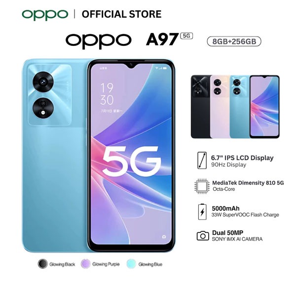 Điện thoại OPPO A97 5G 8GB/256GB - Sang Trọng | Mượt Mà | Chụp Ảnh Ấn Tượng - Chính hãng bảo ...